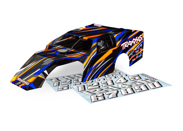 Traxxas Body, Slash® Modified painted / decal sheets / clipless body s ...