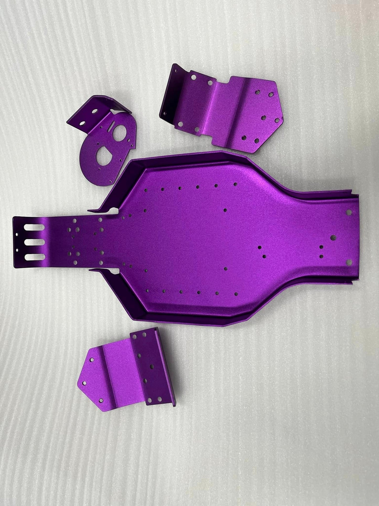 MSP RC - RC10 Chassis Plate Tub - available in blue, gold, black ...