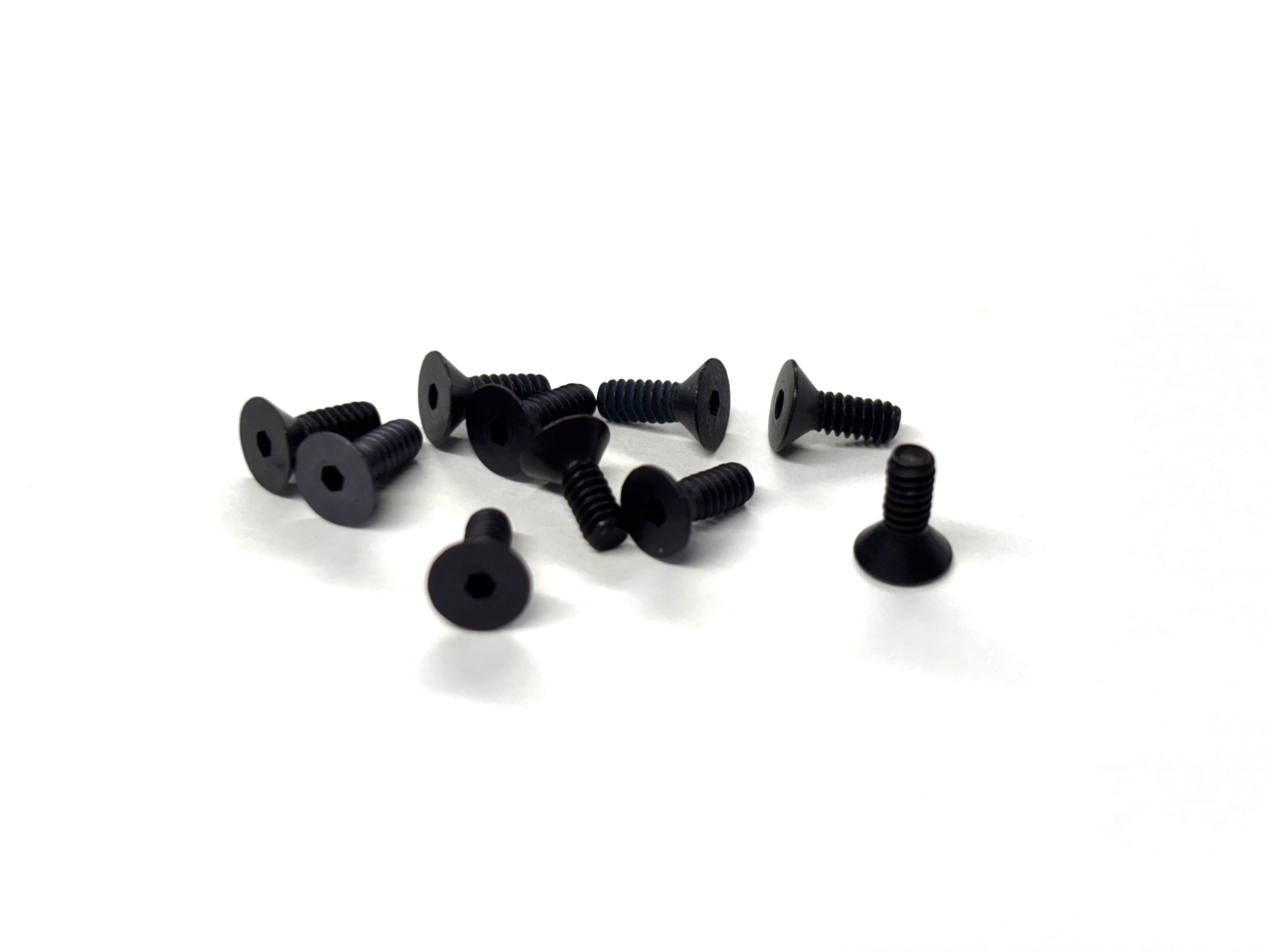 Vault RC Products 4-40 x 5/16 Flat Head Socket Screw (Black Steel) Set ...