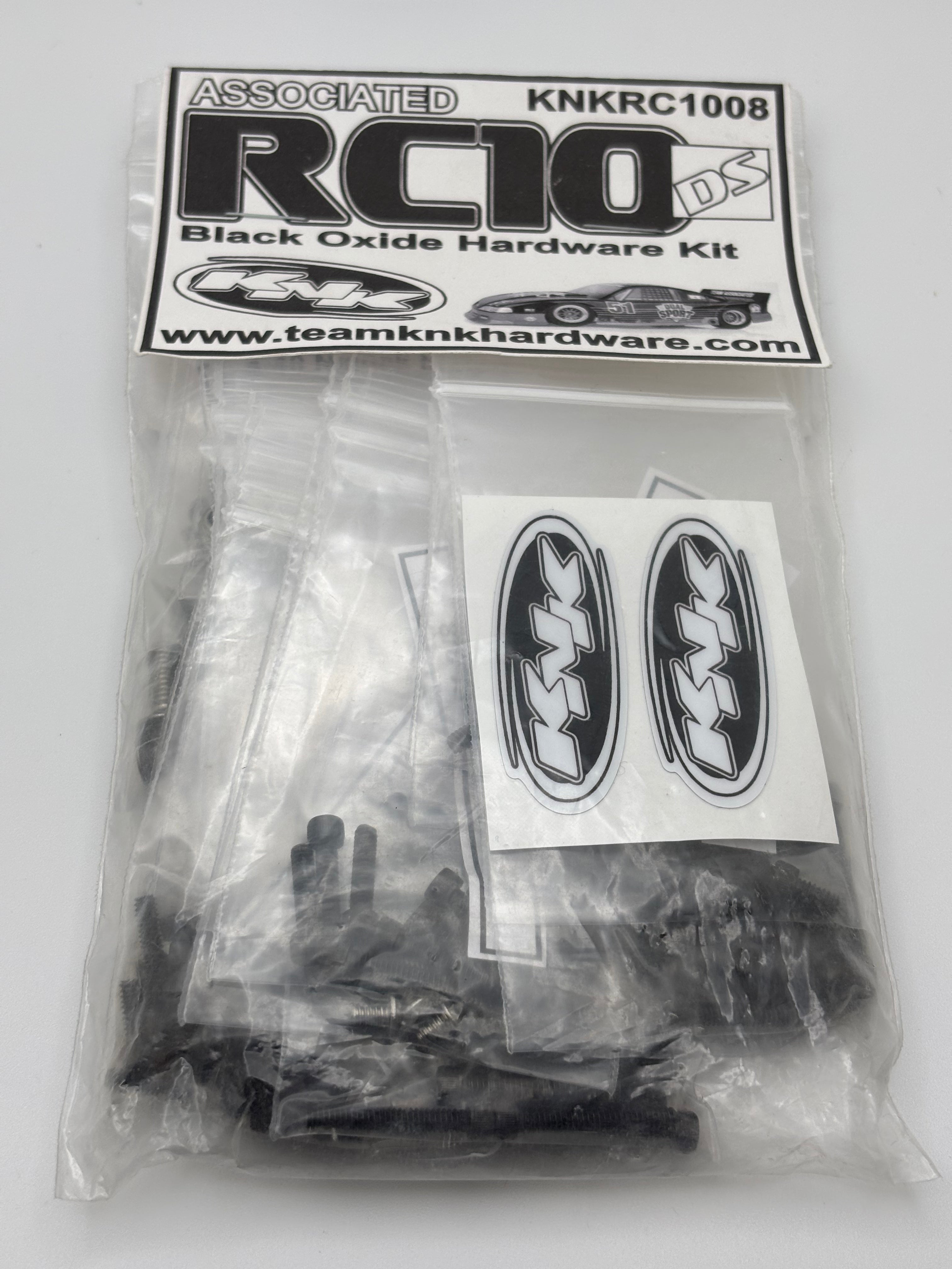 Team KNK Stainless Hardware Kit for RC10 DS Black, KNKRC1008 – Go Fast ...