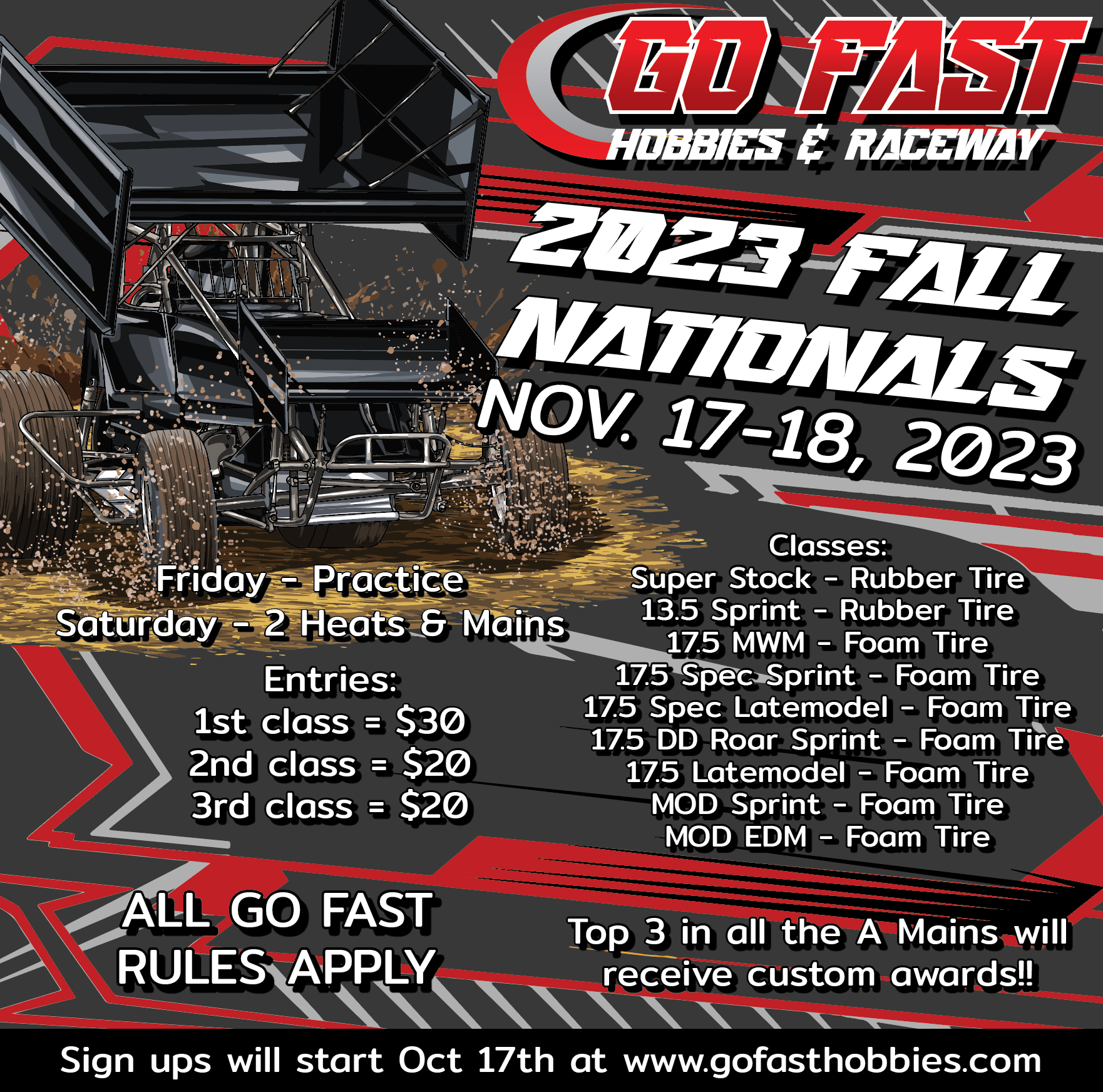 Special Race Sign Ups – Go Fast Hobbies